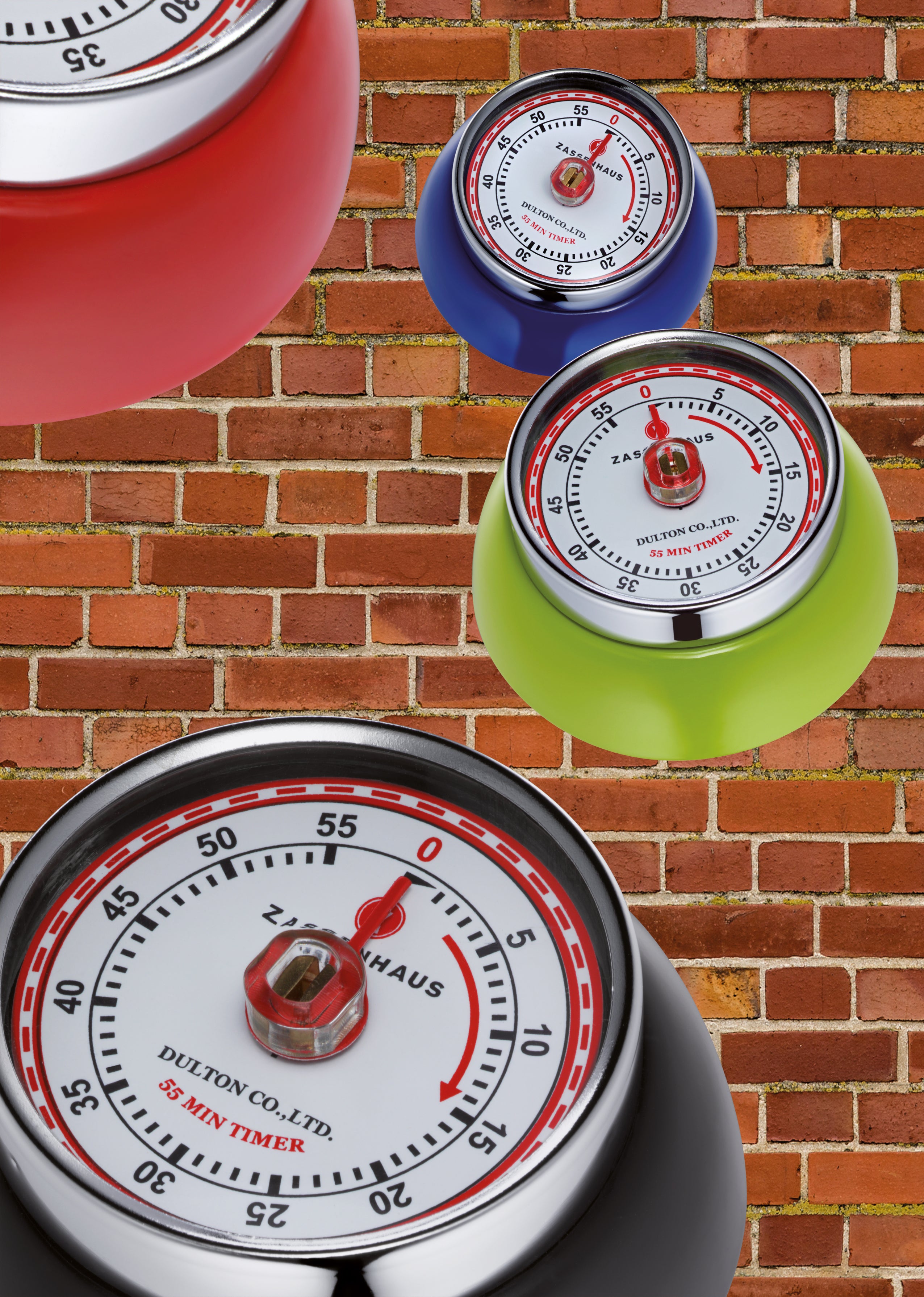 Kitchen Timer "Retro" - Bright Colors | Küchenprofi USA